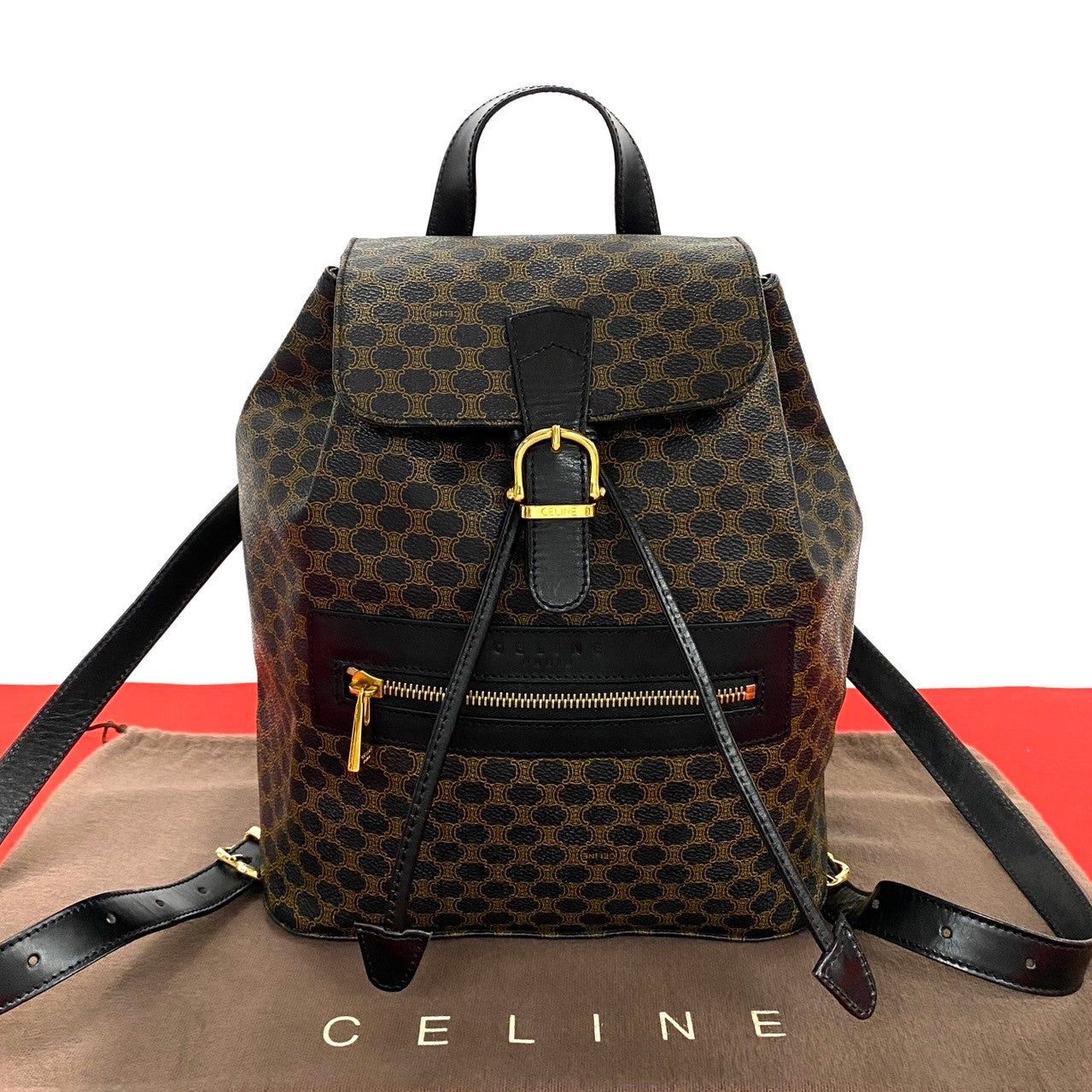 Celine Celine Backpack Black Leather | Grailed
