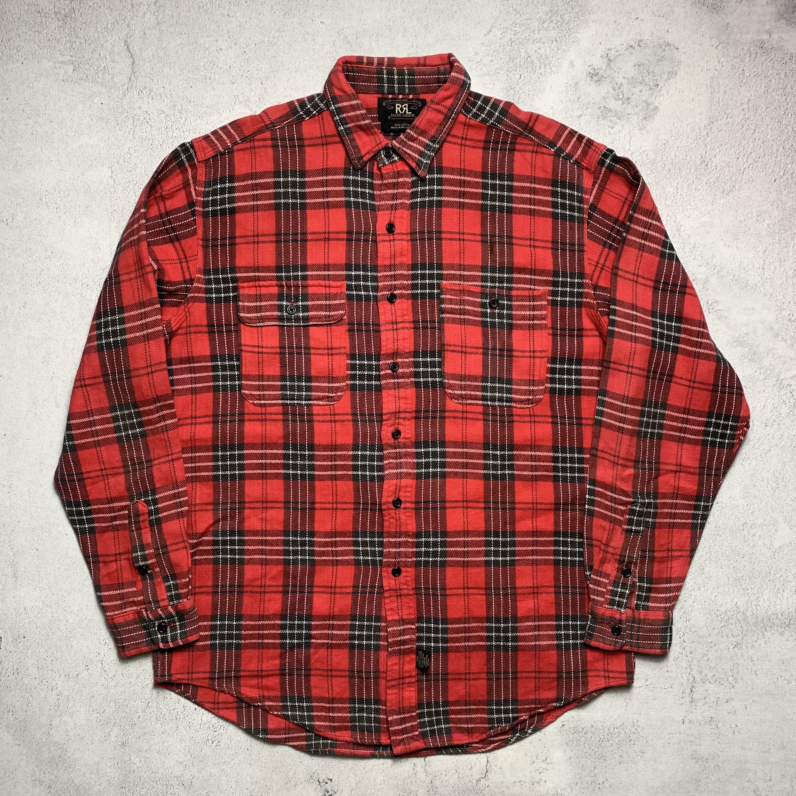RRL Ralph Lauren Double RL RRL Plaid Flannel Shirt | Grailed