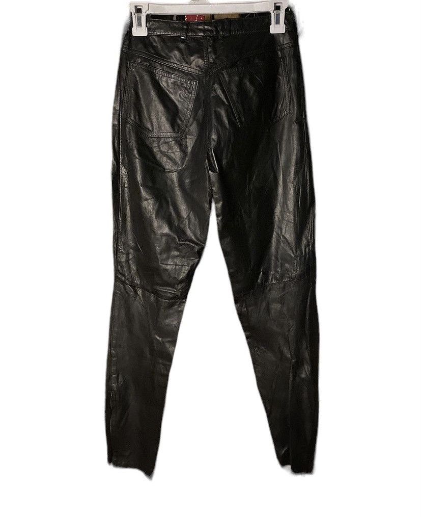 Genuine Leather × Made In Usa × Vintage Vntage Geunie Leather pants ...