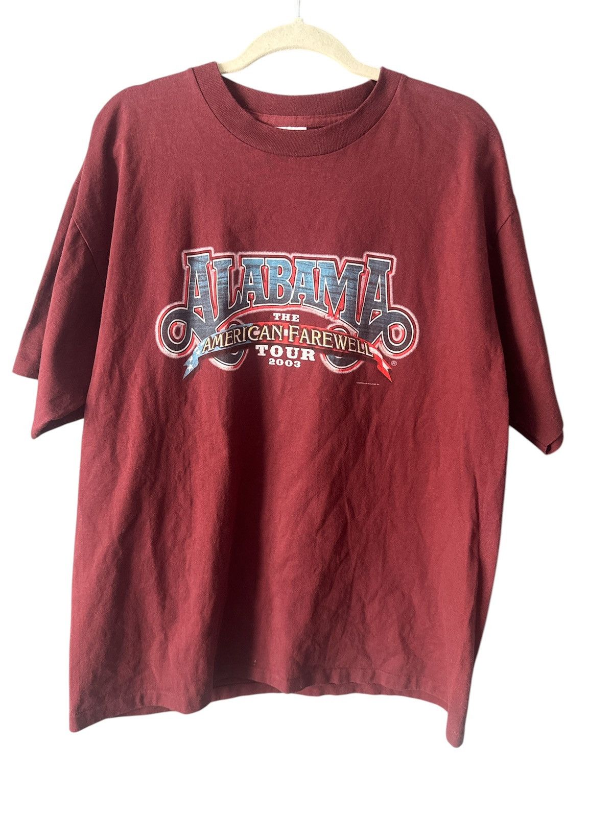 Band Tees × Vintage Vintage 2000s Alabama Band Tee Single Stitch | Grailed
