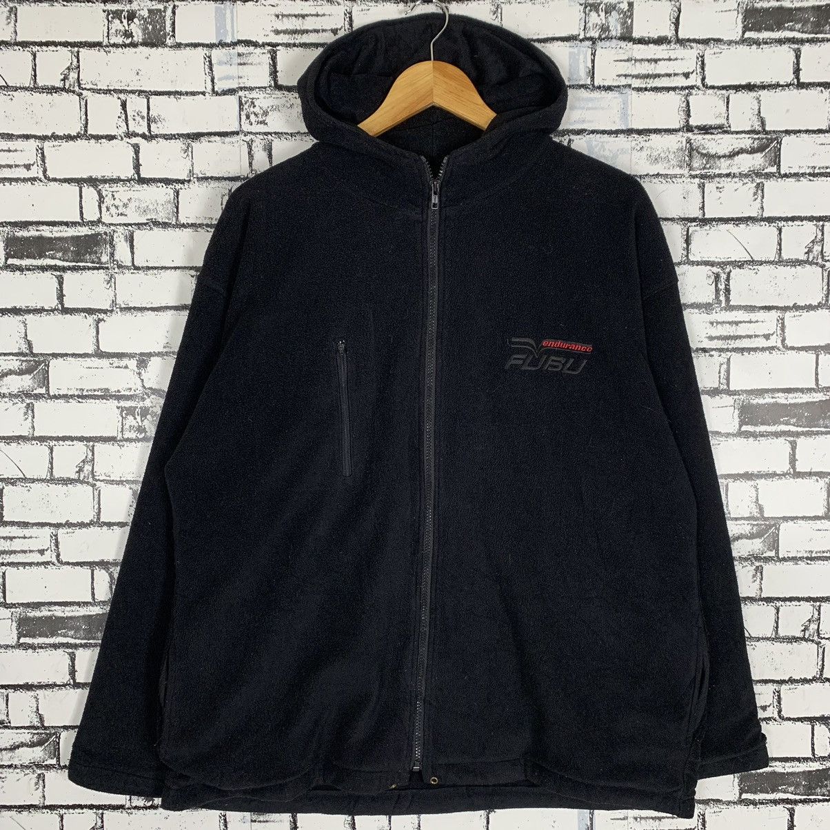 Vintage Fubu Endurance Collection Zipper Jacket Hoodie | Grailed