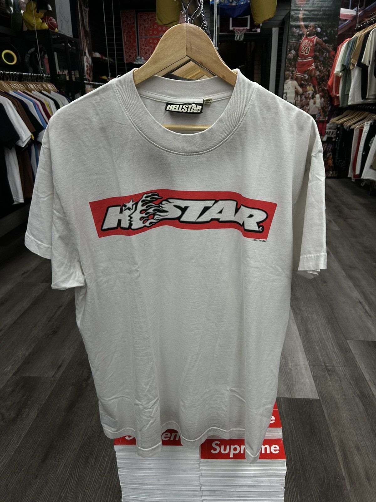 HELLSTAR Hellstar “Box Logo” T-shirt | Grailed
