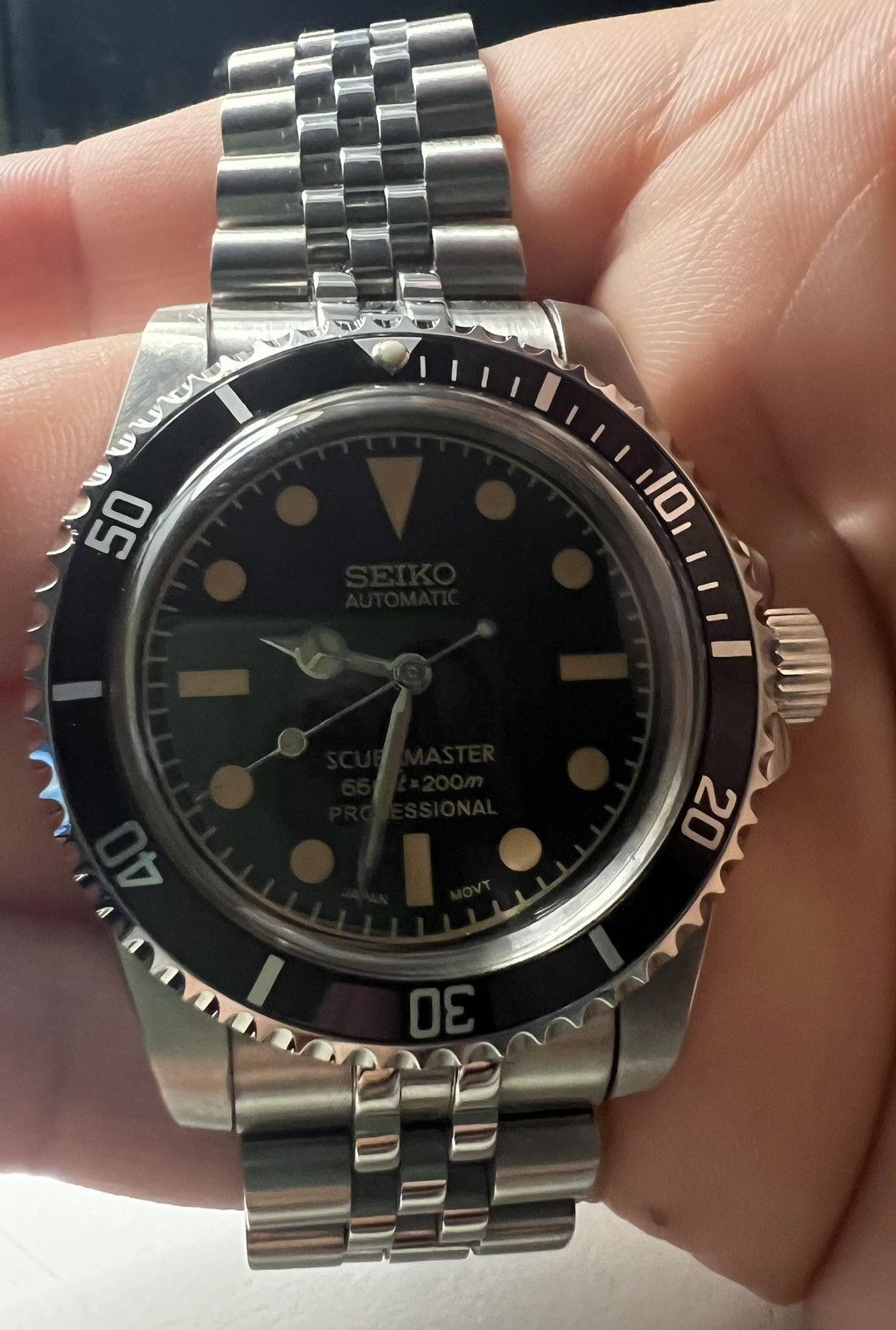 Seiko Vintage SEIKO Mod MilSub No Date Sub 5513 Jubilee Bracelet | Grailed