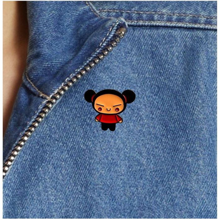 Other Korean OZ Hard Enamel Pin Puka Pucca Cartoon Character Brooc ...