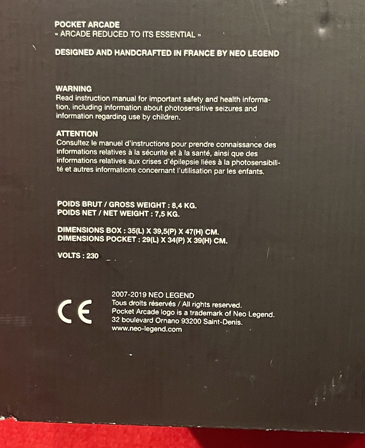 Saint Laurent Paris Saint Laurent x Neo Legend Retro Arcade Game | Grailed