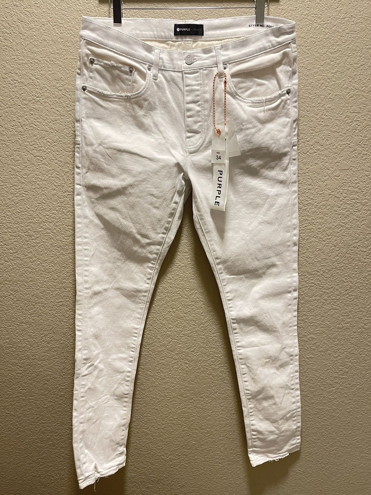 Designer LOW RISE SKINNY JEAN - Optic White | Grailed