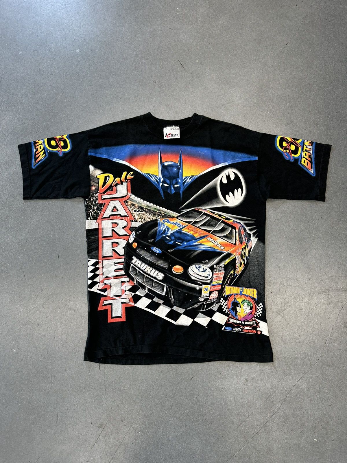 Chase Authentics 1998 Vintage Dale Jarrett X Batman Nascar Size Large ...