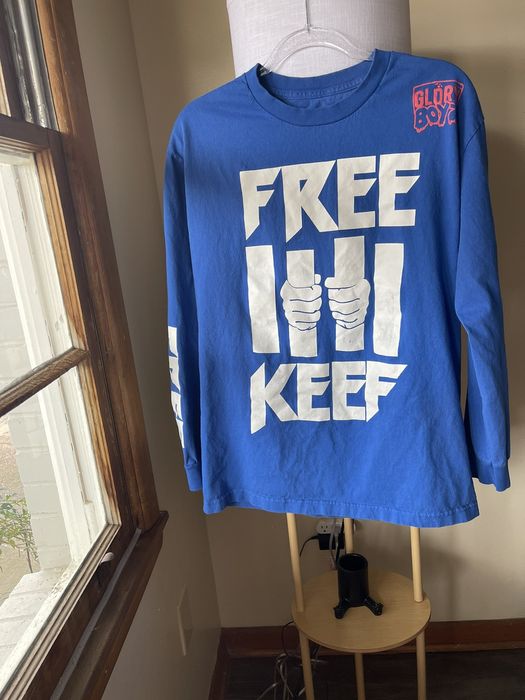 Been Trill Free Keef Been Trill blue long sleeve shirt large | Grailed
