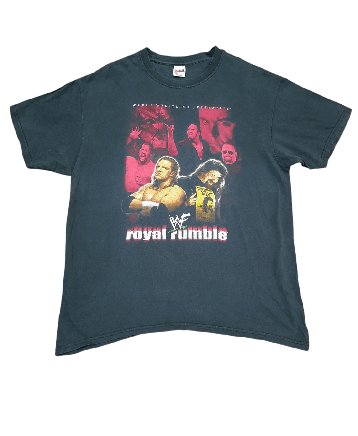Anvil × Vintage × Wwf Vintage 2000 Wrestling Royal Rumble t-shirt | Grailed