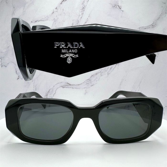 Prada PRADA Sunglasses Black Authentic Made In Italy Symbole | Grailed