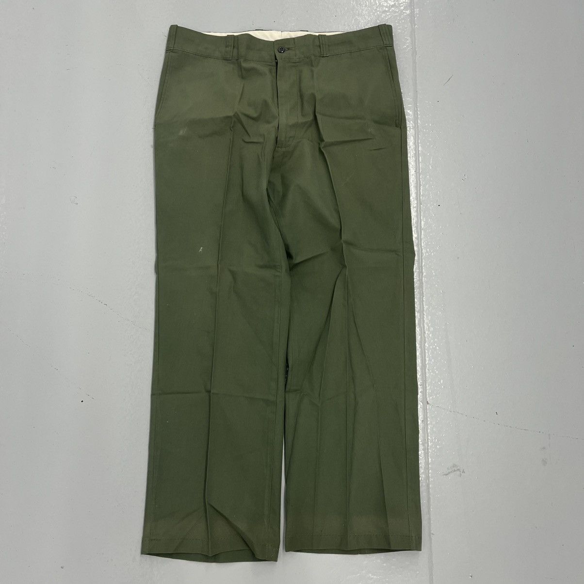 Sears Vintage 60s Sears Green Sanforized Workwear Chinos 36x27 | Grailed