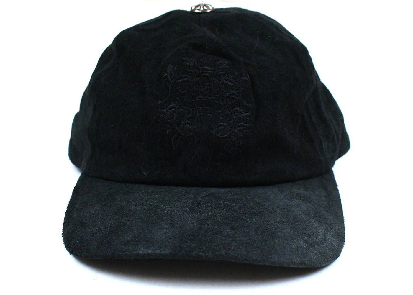 Chrome Hearts Chrome Hearts 5 Panel Suede Dagger Baseball Cap Black ...
