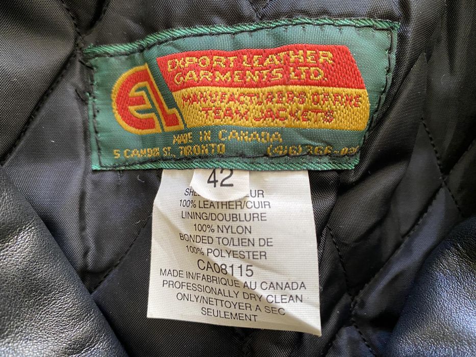 Vintage Vintage Leather Varsity University Of Waterloo Jacket 1998 ...
