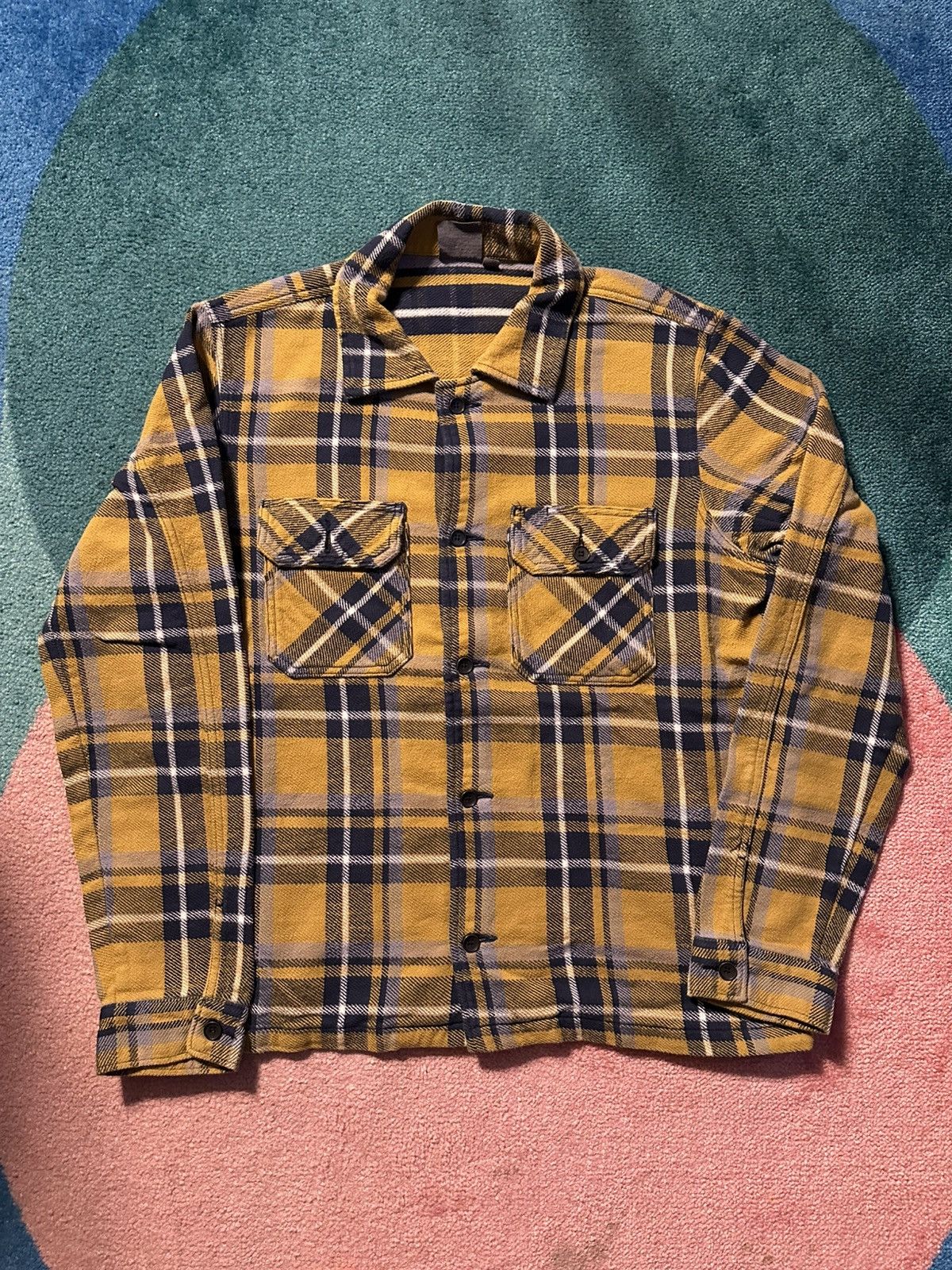 Naked & Famous Naked and Famous Heavy Flannel Work Shirt | Grailed
