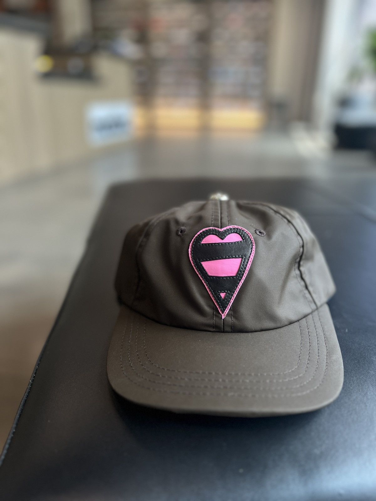 Chrome Hearts Chrome Hearts Matty Boy Pink Heart Hat Brown | Grailed