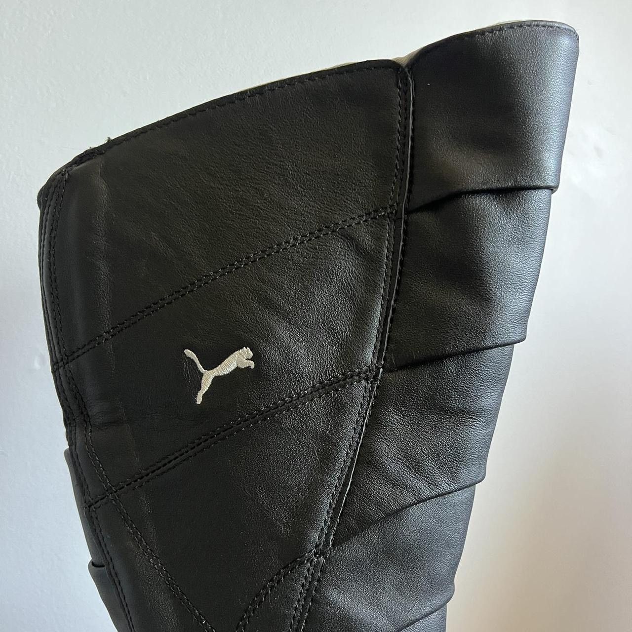 Puma × Streetwear × Vintage Ultra rare PUMA SATORI Black Motorcycle ...