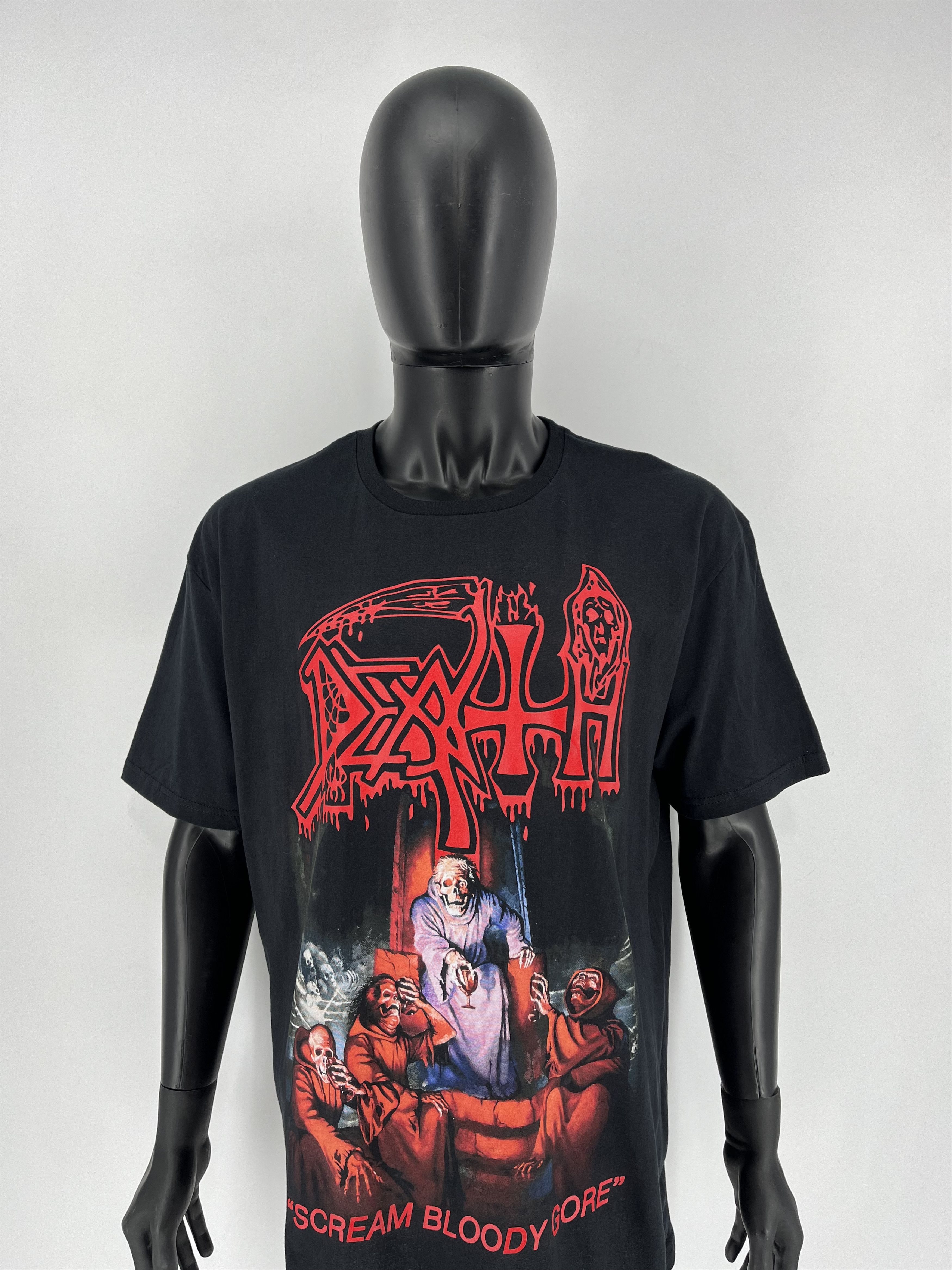 Band Tees × Rock Band × Rock T Shirt Death Scream Bloody Gore Metal ...