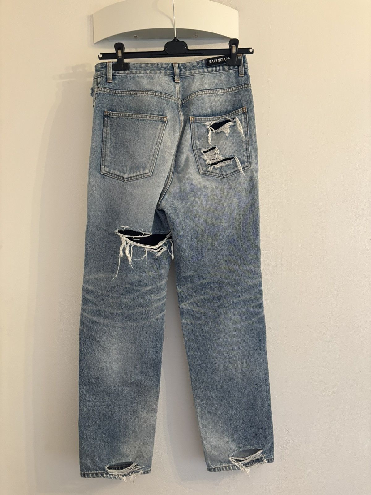 Balenciaga Balenciaga destroyed jeans | Grailed