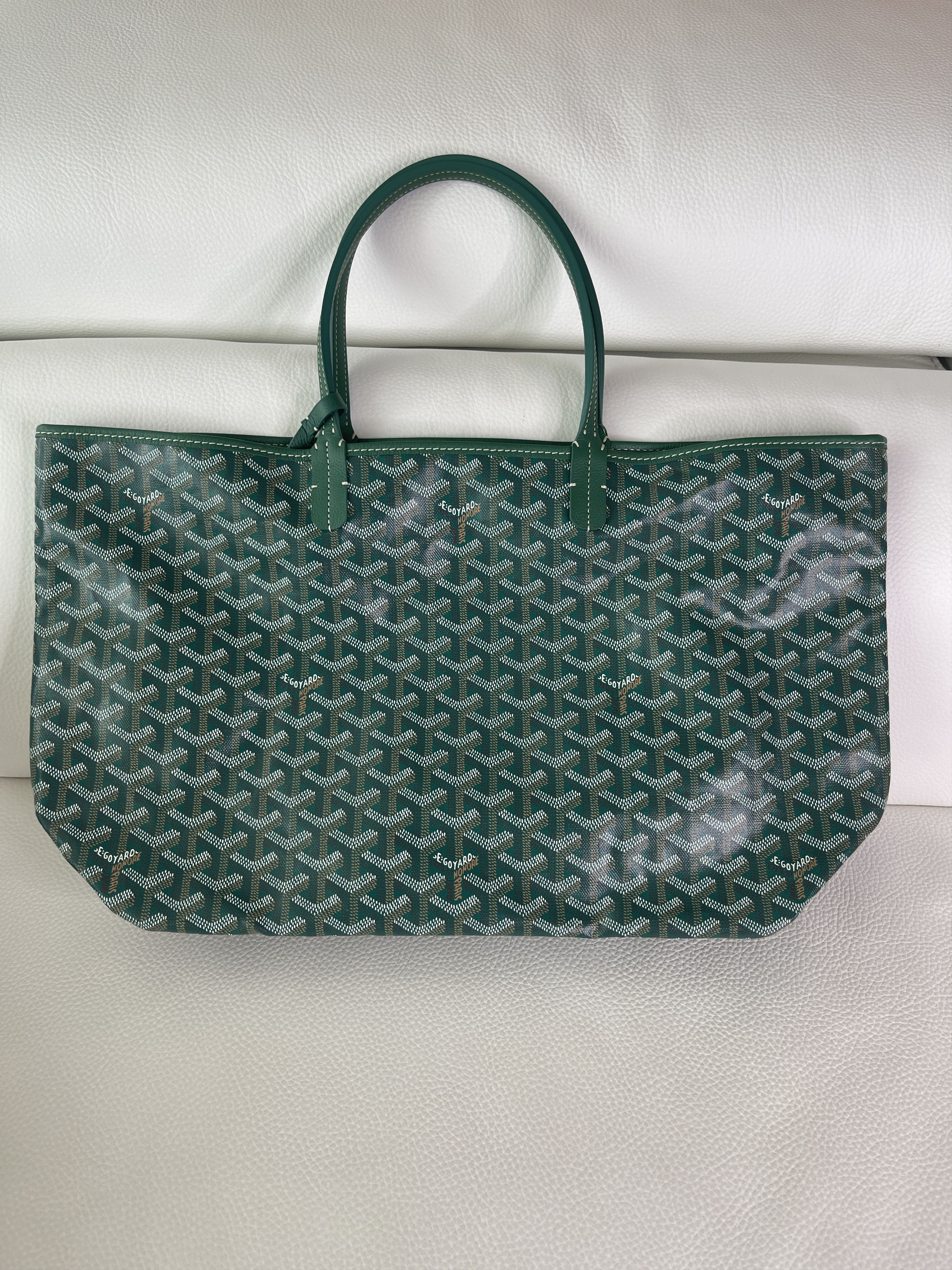 Goyard Green Goyard Saint Louis PM Reversible Tote | Grailed