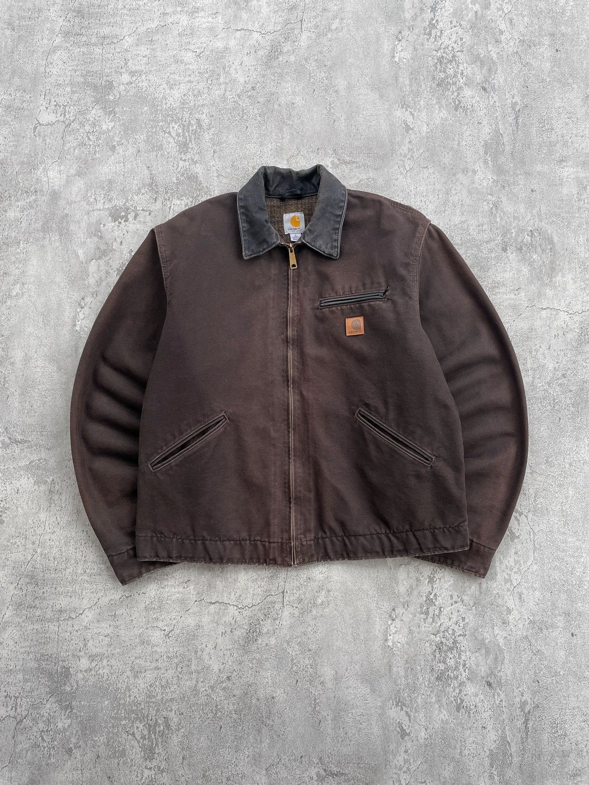 Carhartt × Streetwear × Vintage 17' Faded Dark Brown Vintage Carhartt ...