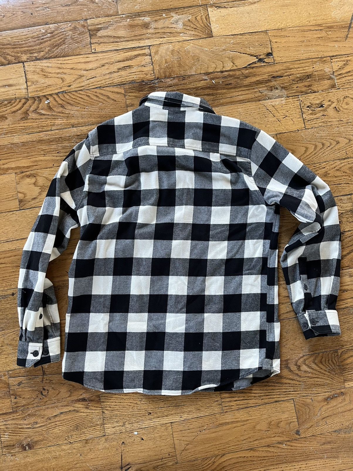 Tilley Tilley Checkered Flannel Shirt in Black and White | Grailed