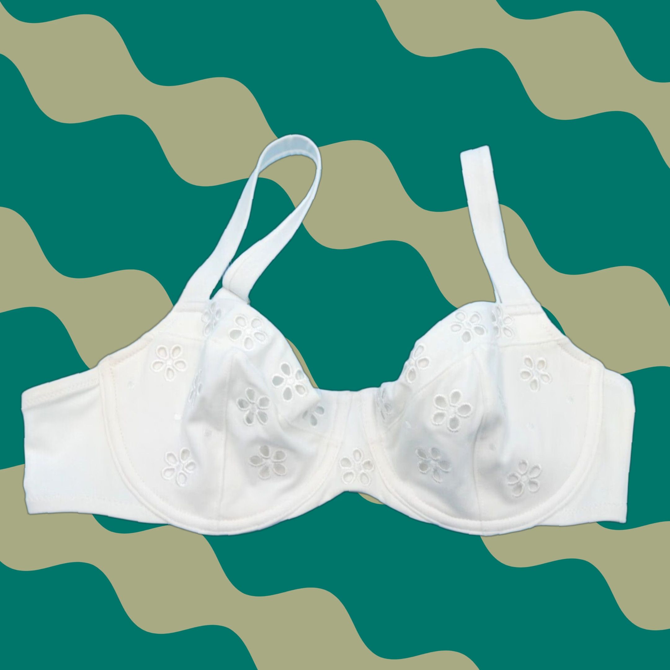 Victoria's Secret Victorias Secret 34C White Underwired Crochet Push Up ...
