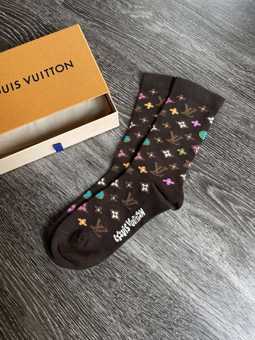 Louis Vuitton Louis Vuitton NEW Tyler The Creator Socks Brown | Grailed