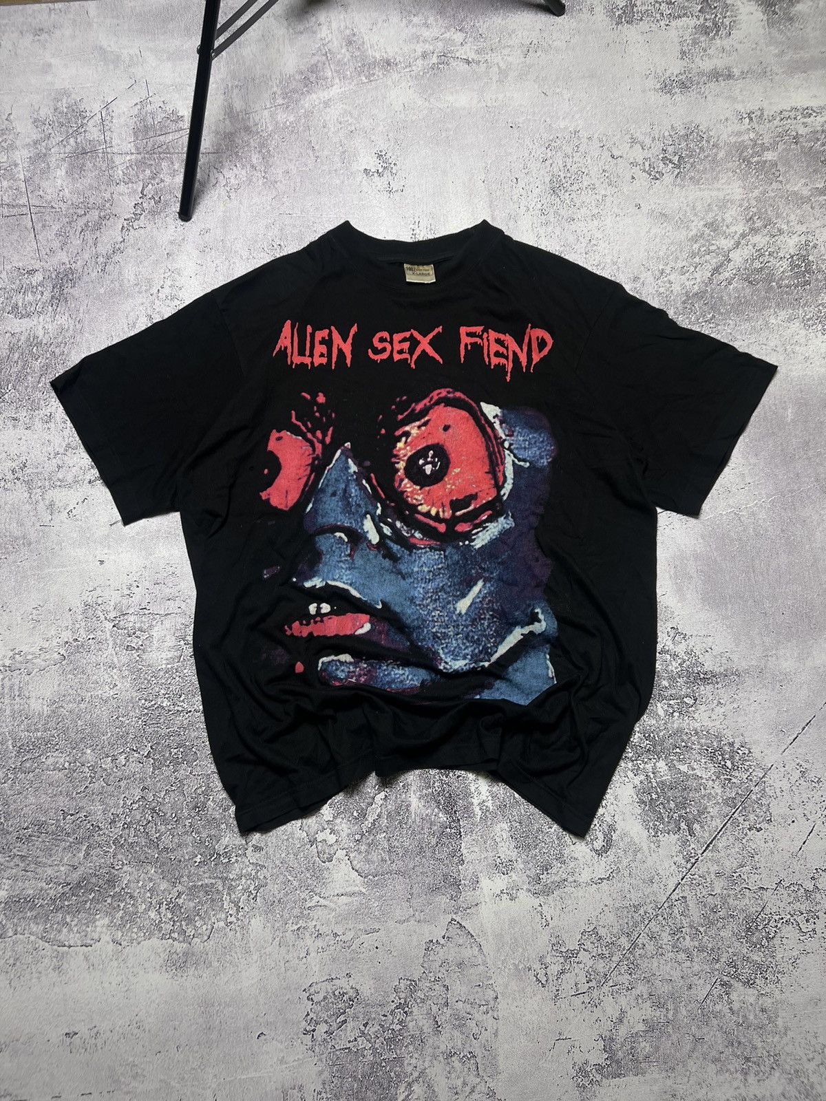 Vintage Rare 🔥 90s Vintage Sunfaded Alien Sex Fiend Tee Grailed