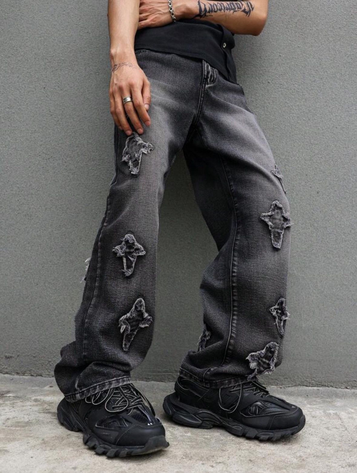Japanese Brand × Streetwear × Vintage Denim jeans wide leg Japanese Brand × Streetwear × Vintage Denim jeans wide leg