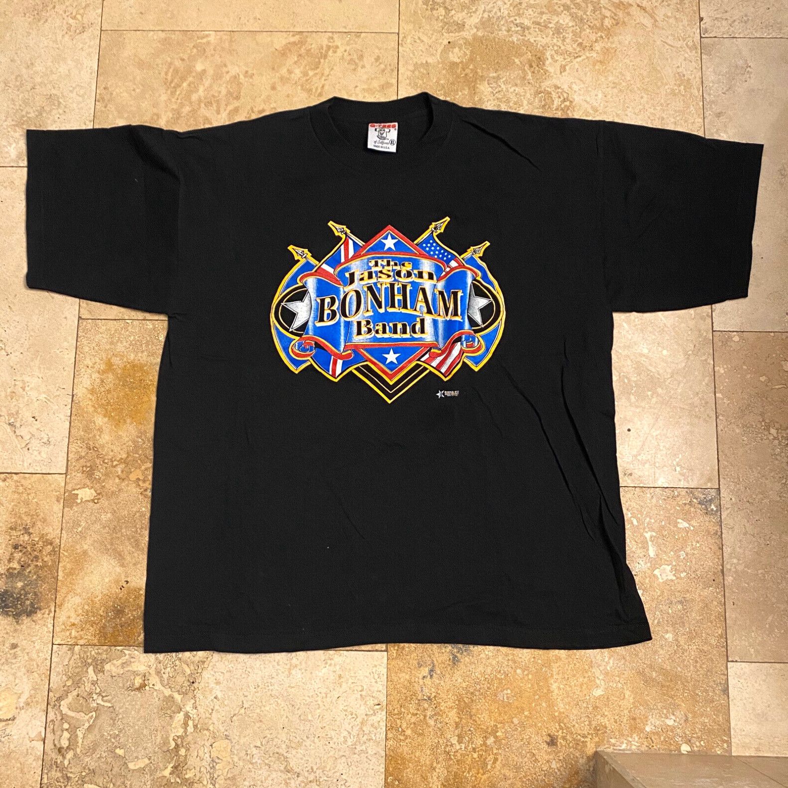 Vintage Vintage Jason Bonham Band 1996 Rock That Rules Tour T-Shirt 90s ...