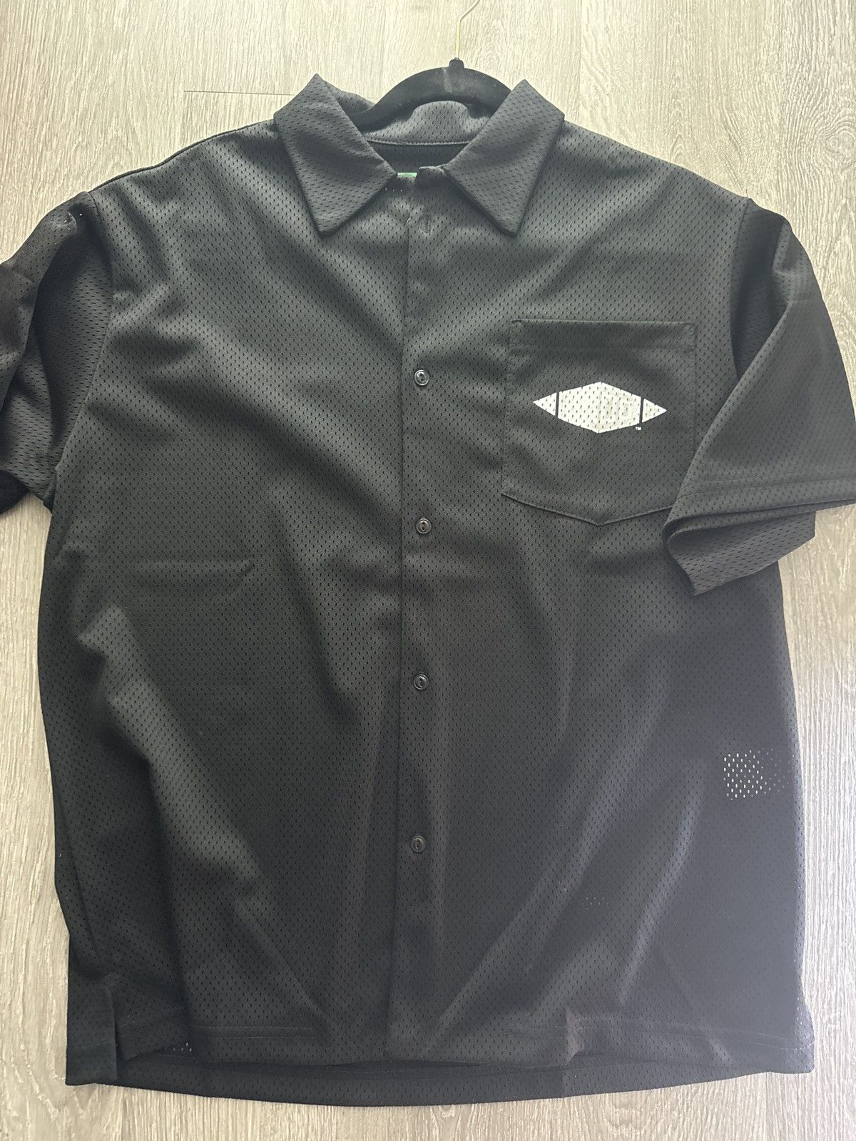 HMDD × Streetwear HMDD Mesh Short-sleeve Button Up | Grailed