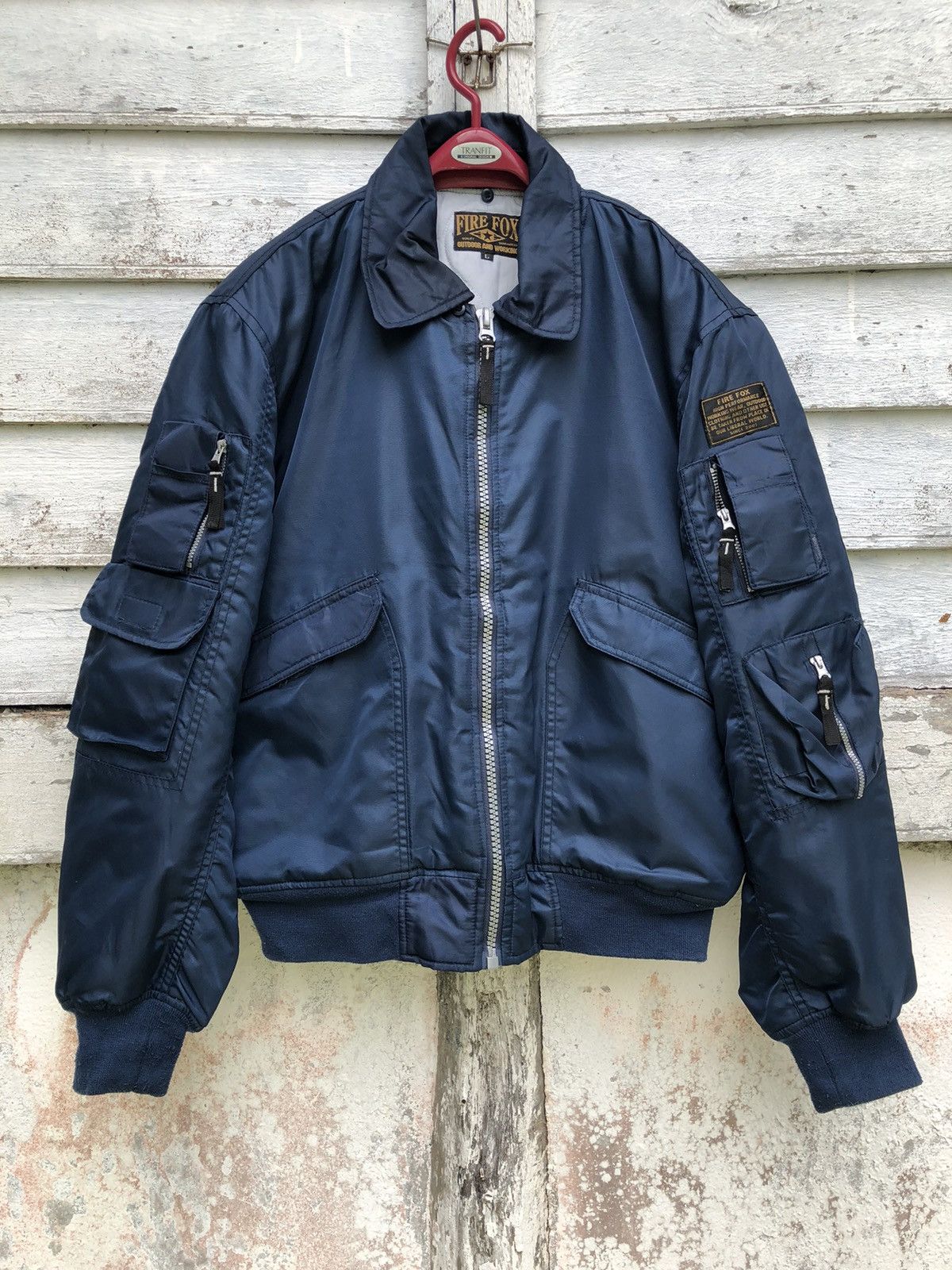 Bomber Jacket × Japanese Brand FIRE FOX TACTICAL CARGO POCKET BOMBER ...