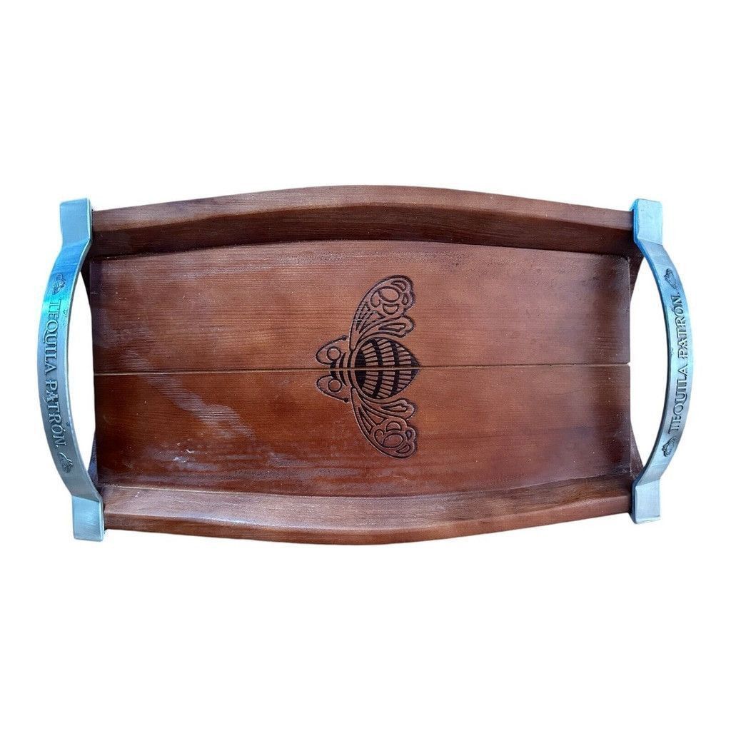 Other Patron Tequila Vintage Wooden Serving Rectangle Tray | Grailed