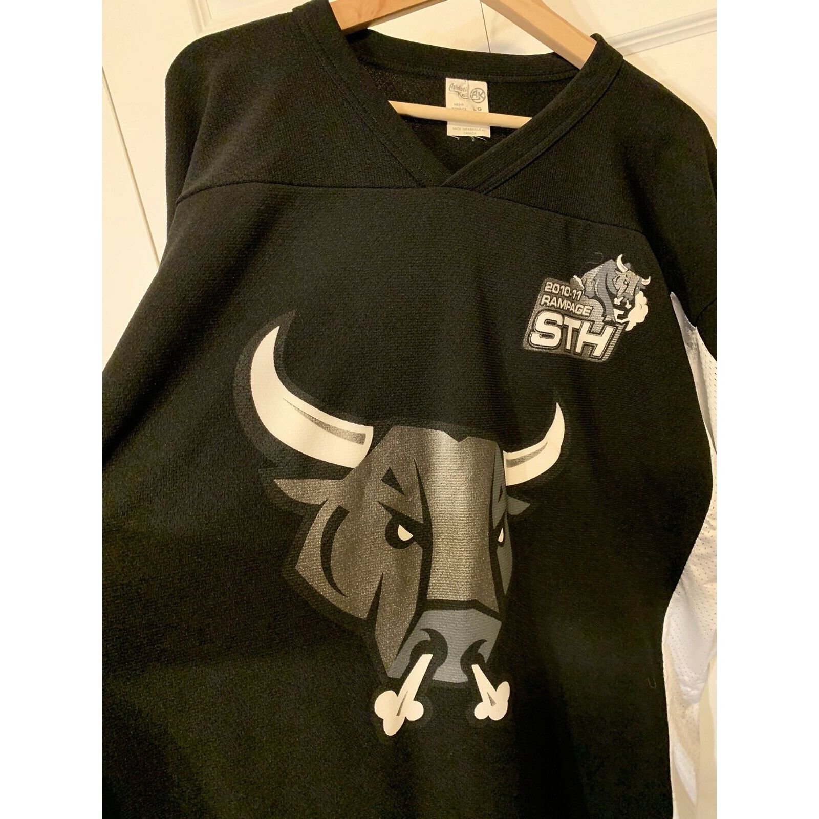 Vintage SAN ANTONIO 2010-2011 RAMPAGE STH AK HOCKEY TEAM JERSEY MENS ...