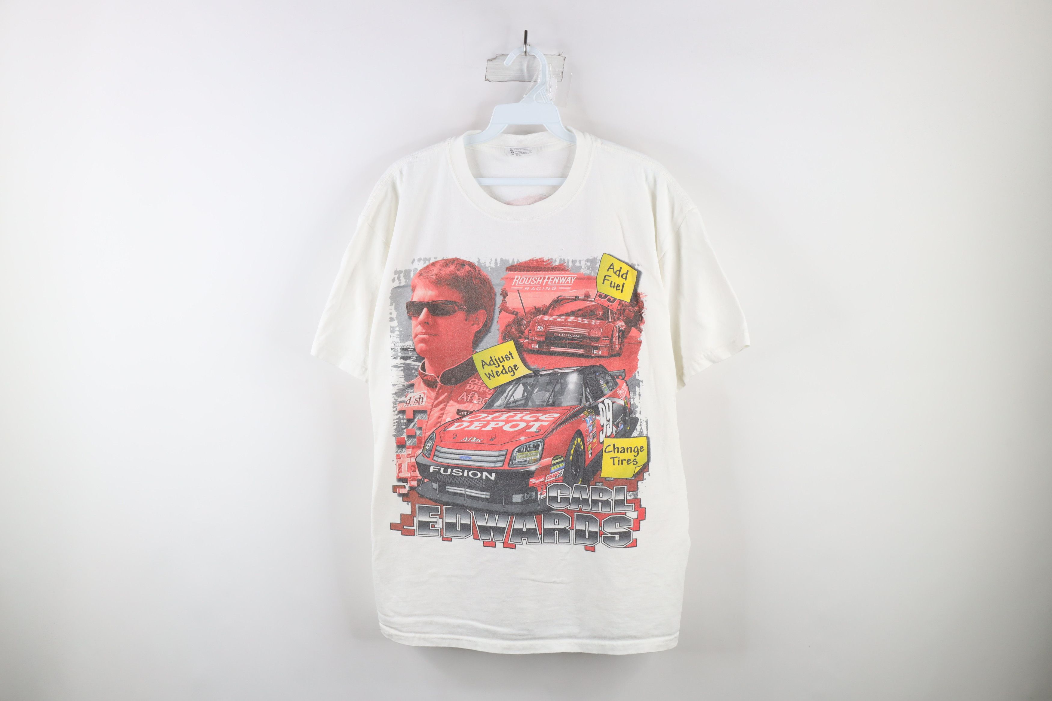 Vintage Vintage Y2K NASCAR Carl Edwards Racing Short Sleeve T-Shirt ...