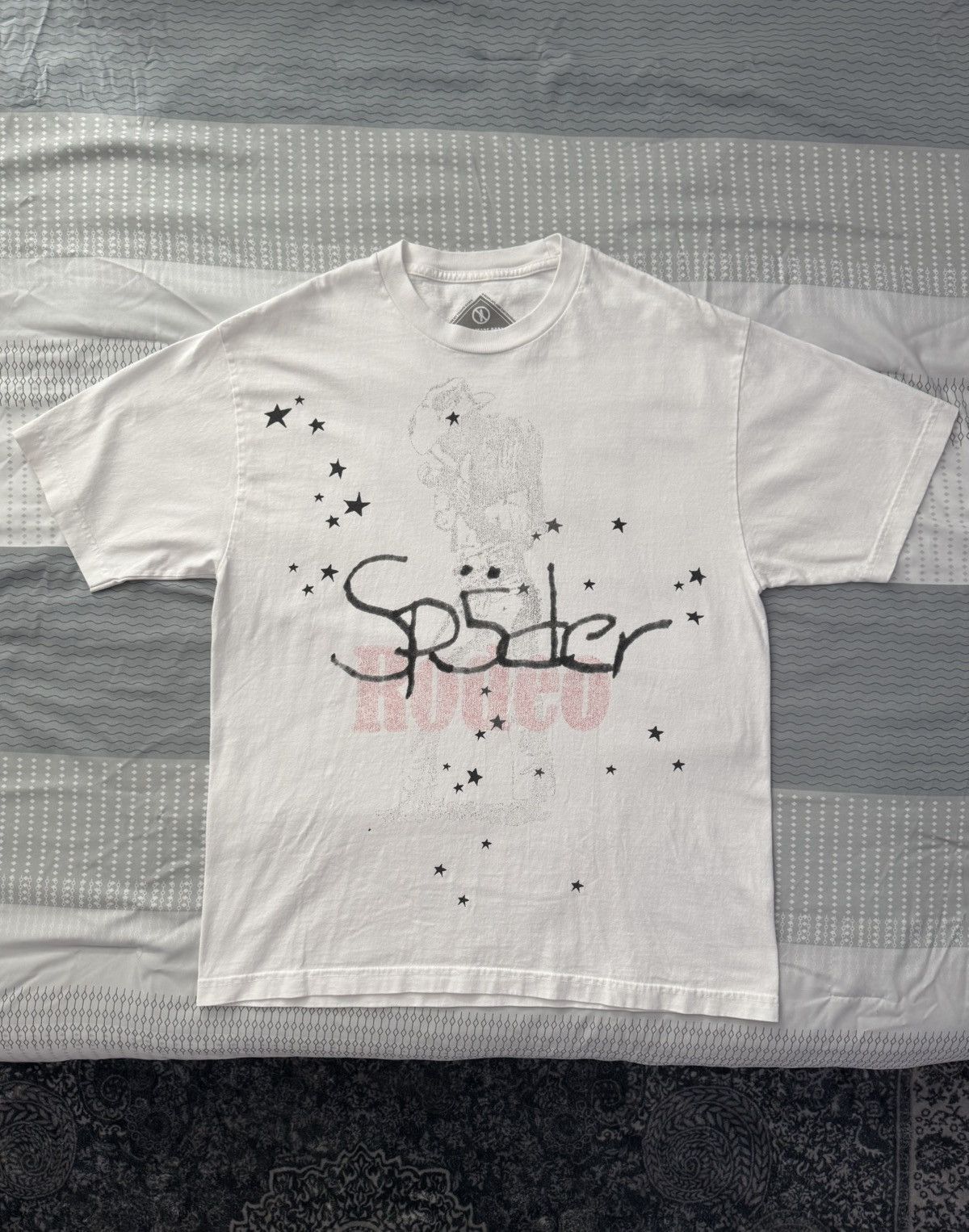 Sp5der × Travis Scott Travis Scott x Sp5der Days Before Rodeo Tee II ...