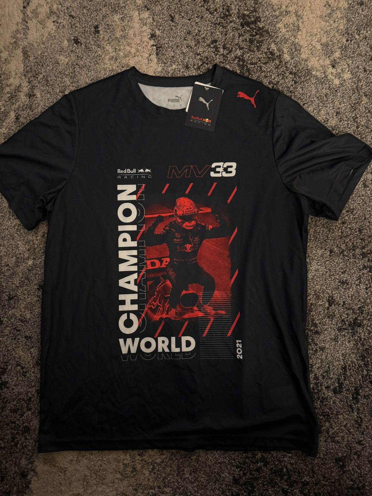 Puma Puma Max Verstappen World Champion Red Bull Racing Shirt | Grailed