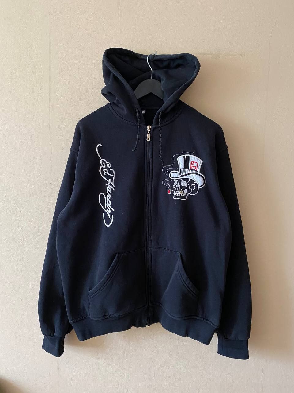 Christian Audigier × Ed Hardy × Vintage Vintage Ed Hardy Skeleton Logo ...