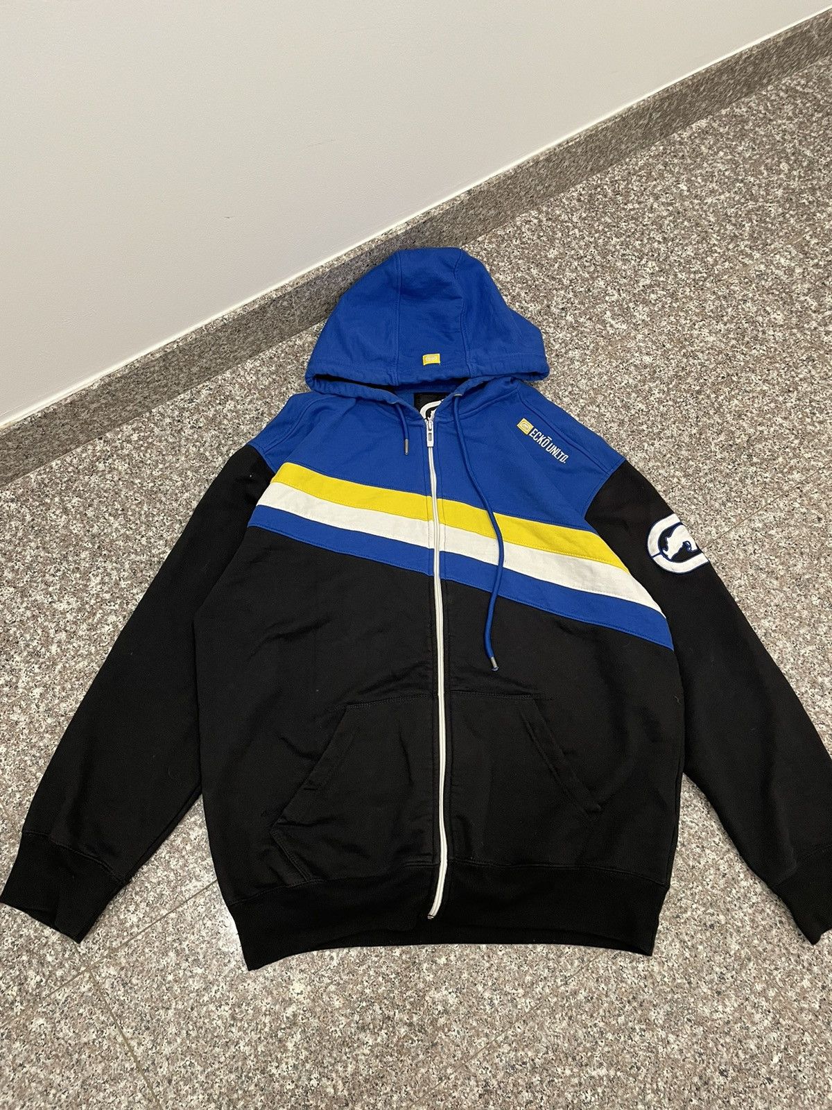 Vintage Zip Hoodie Ecko Unltd Vintage Skate Big Logo Y2K Rap | Grailed