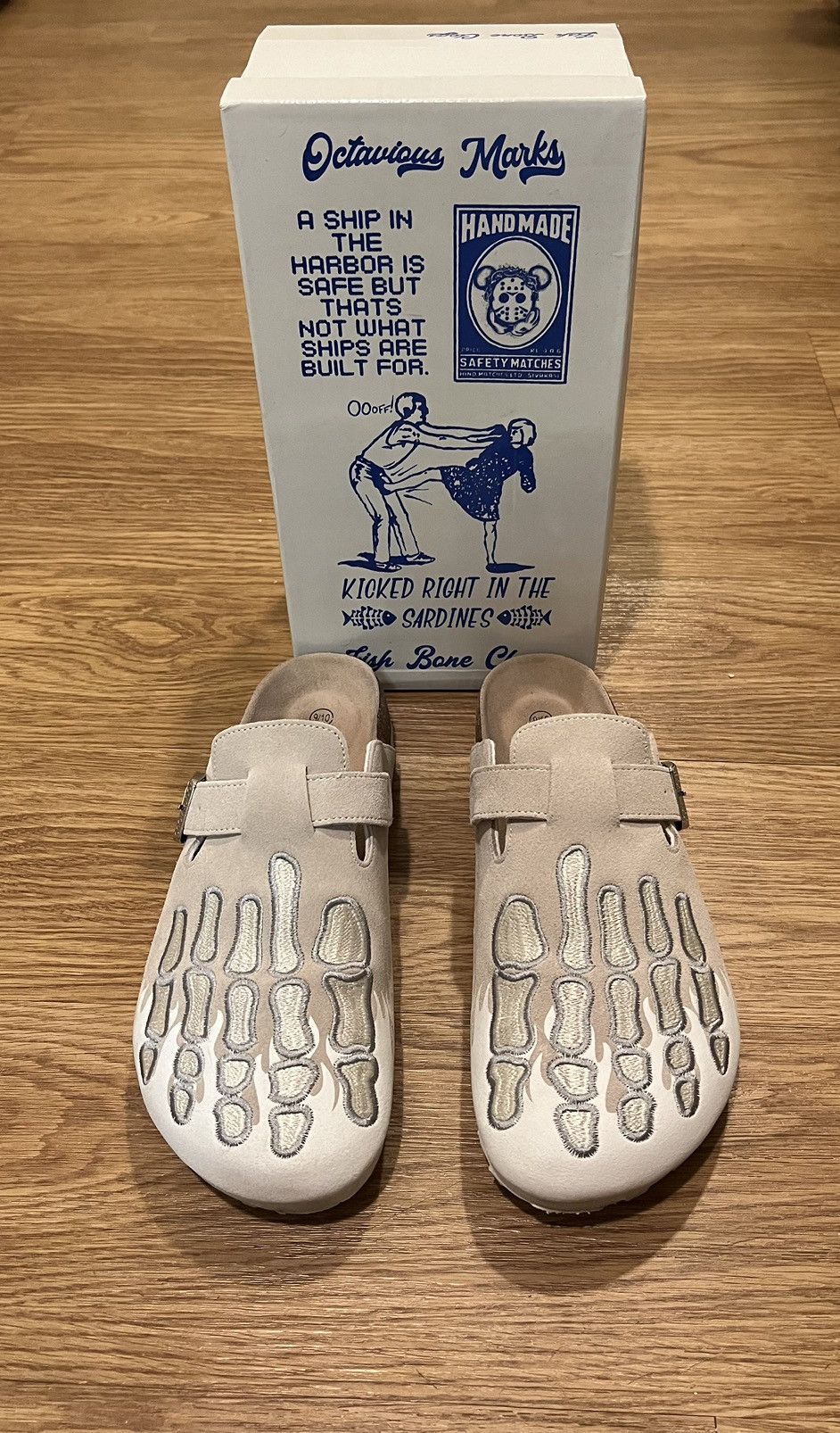 Birkenstock × Other Octavious Marks Fishbone Clogs | Grailed