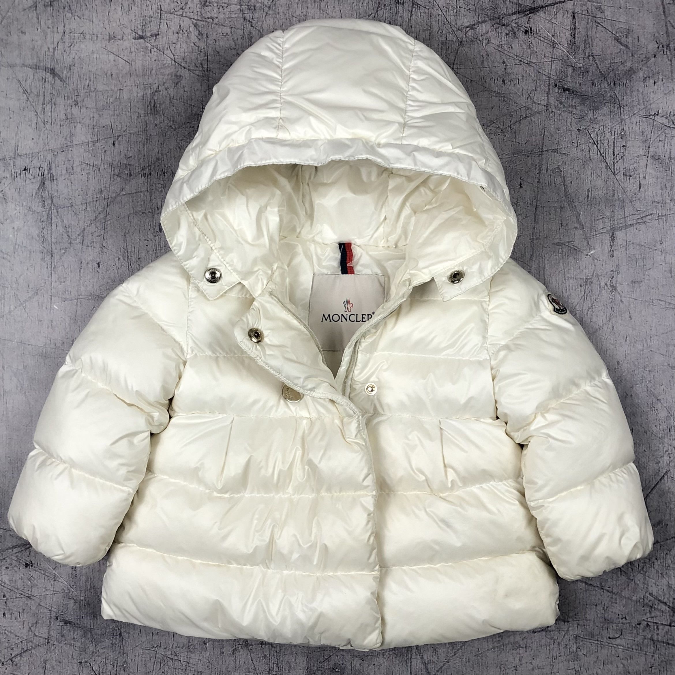 Designer × Luxury × Moncler Moncler Logo Down Puffer Luxury Kids Enfant ...