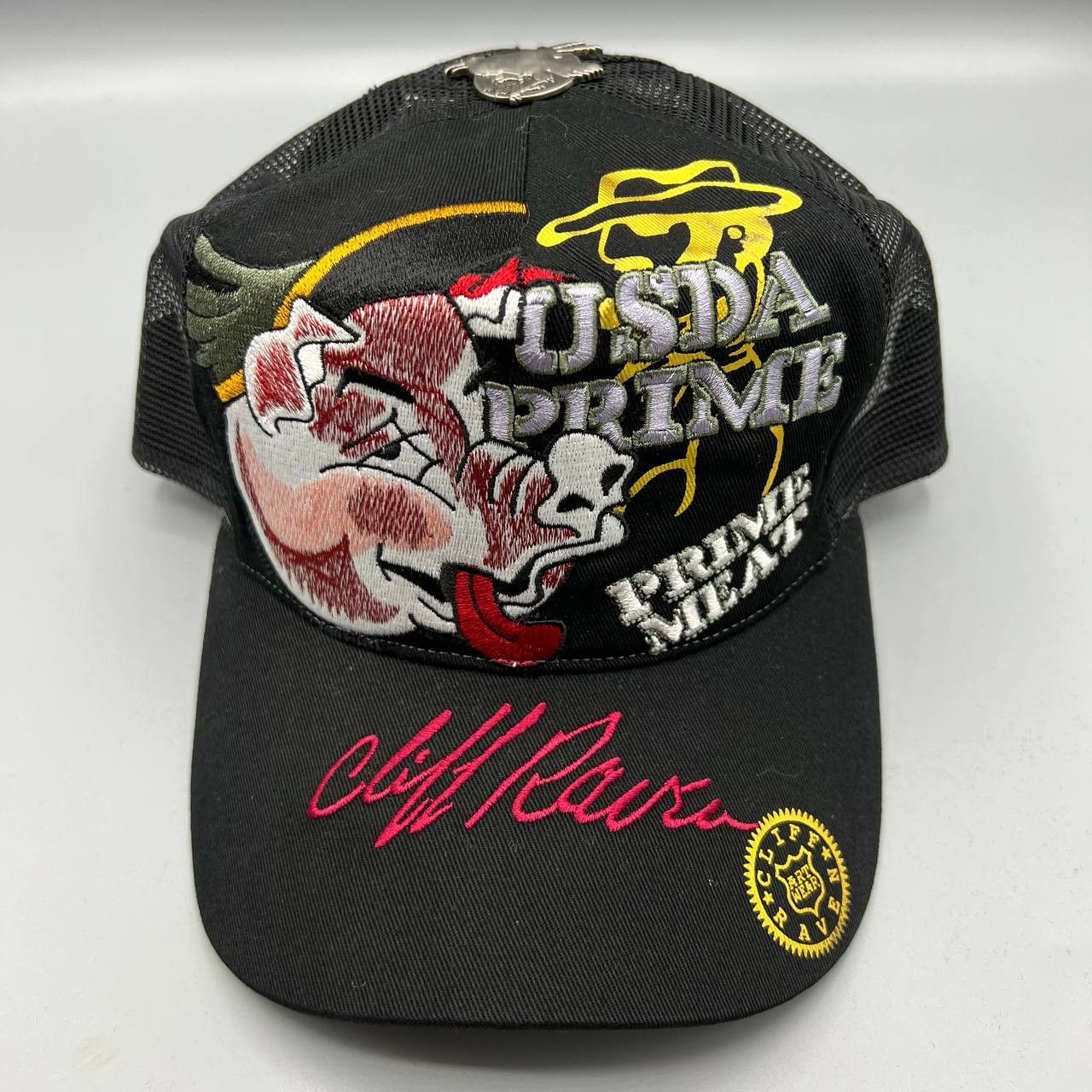 Ed Hardy Vintage Cliff Raven Hat Japanese tattoo Snap back Trucker ...