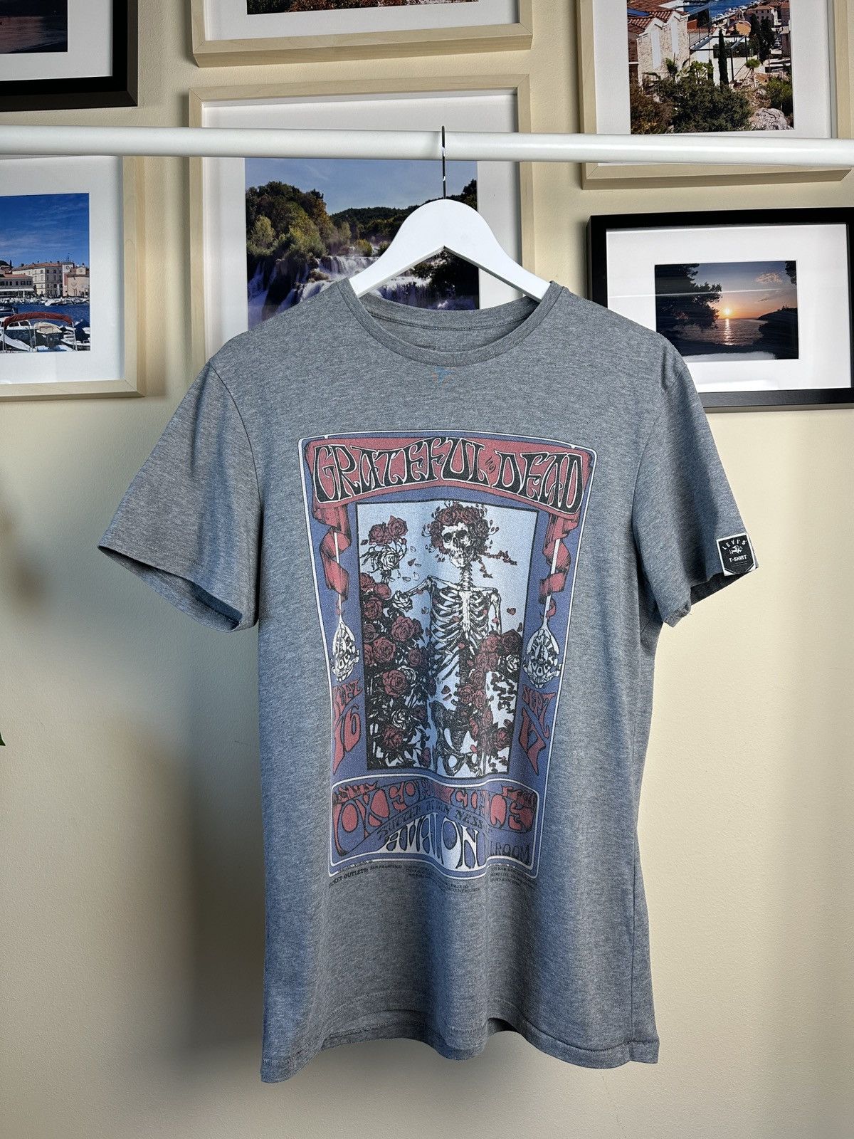 Grateful Dead × Levi's × Rare Vintage rare T-shirt with graphic Levis x ...