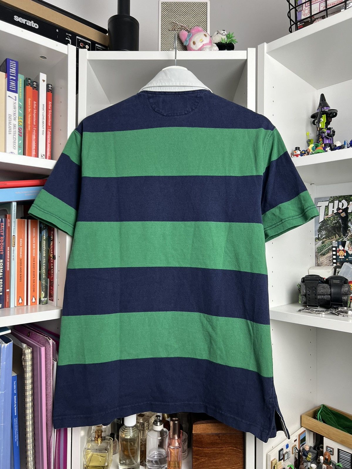 Ralph Lauren Polo Ralph Lauren striped Chief keef style polo t-shirt M ...