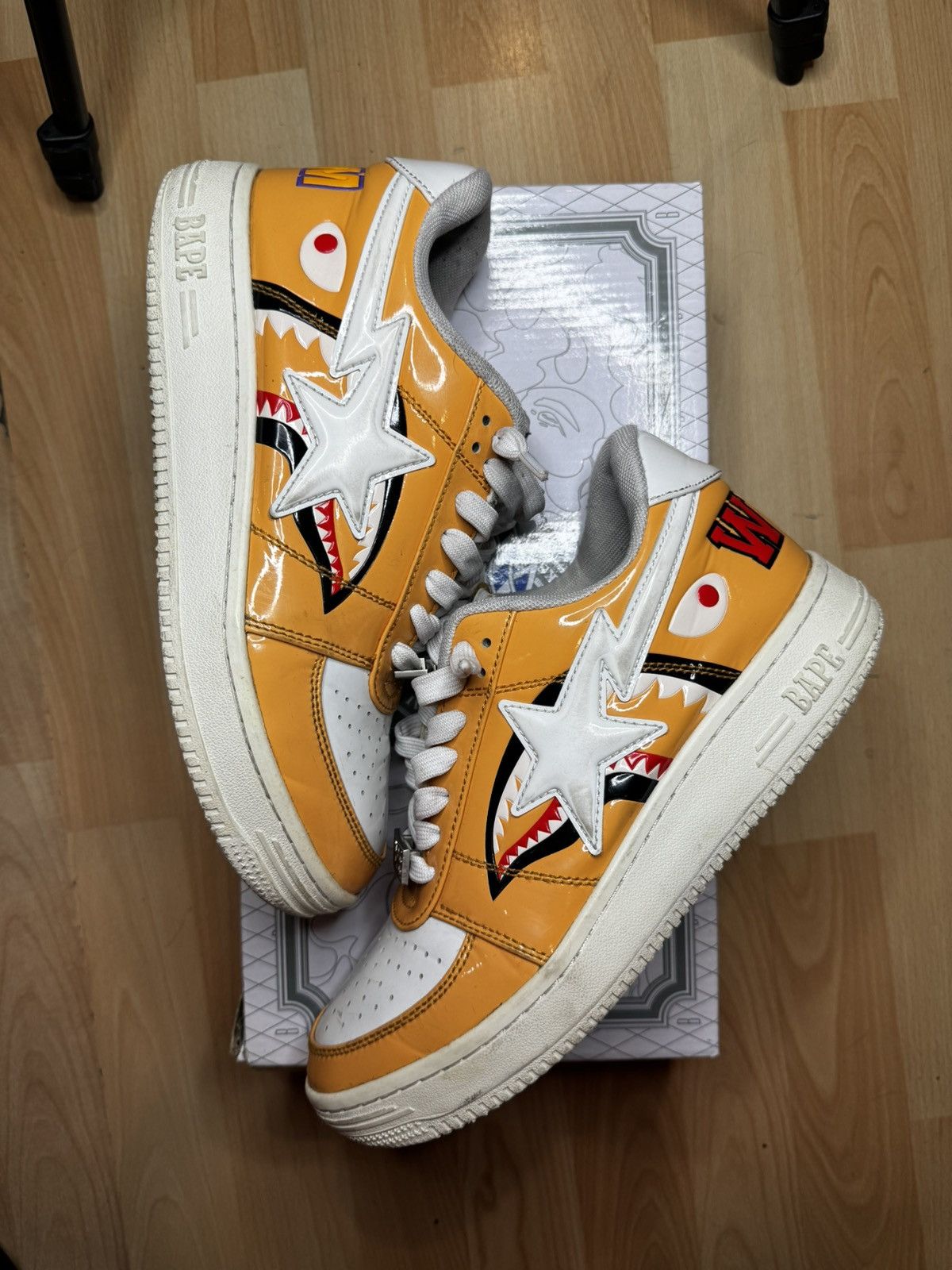 Bape Shark Bapesta Low | Grailed