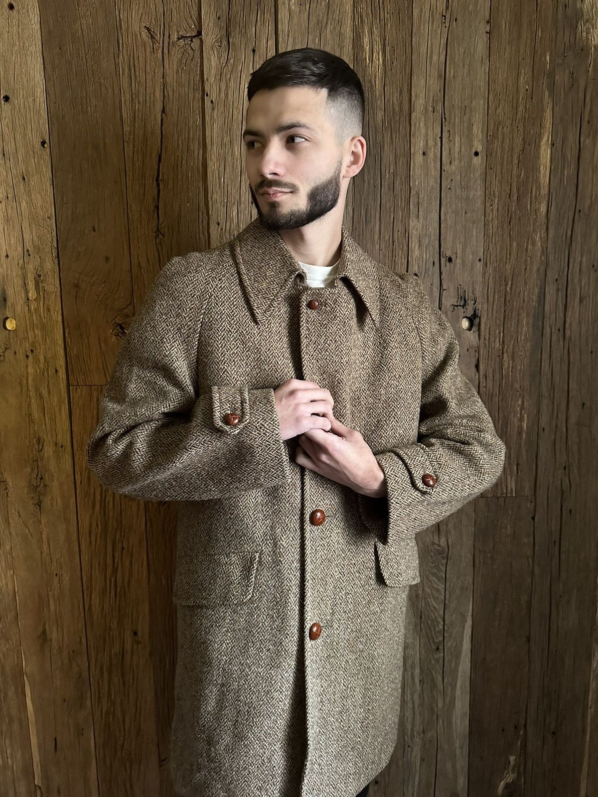 Harris Tweed × Tweed × Vintage 1960s Harris Tweed Dunn & Co Scottish ...