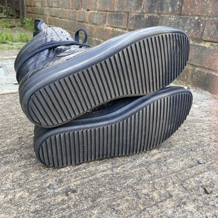 Rick Owens Rick Owens python skin geobasket | Grailed