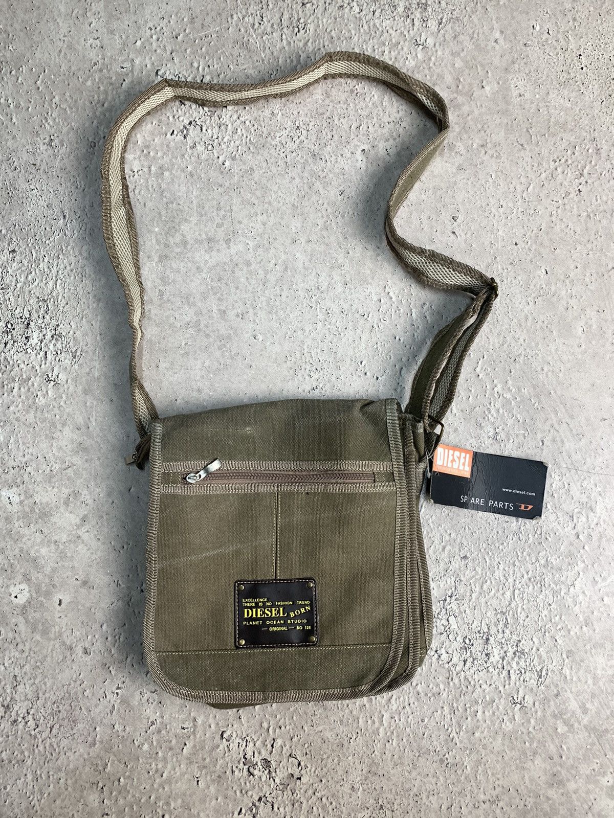 Diesel Diesel sling bag Vintage Y2K multi pocket bag military 90s | Grailed
