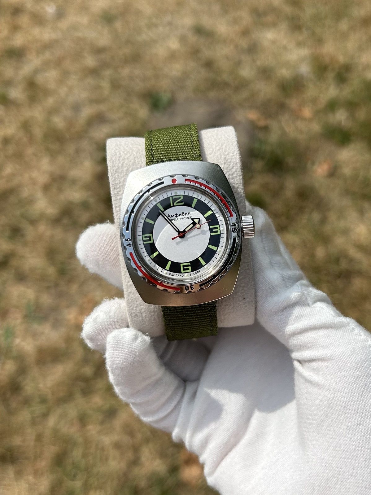 Vintage × Watch × Watches Vintage Watch Vostok Amphibia USSR Soviet ...