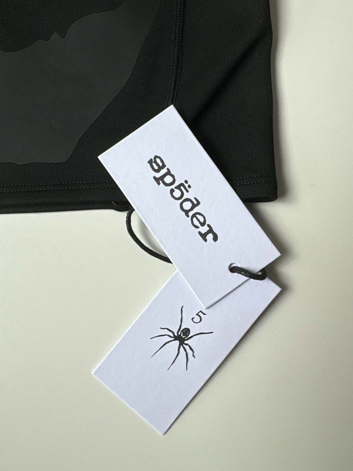 Sp5der Sp5der Worldwide OG Logo V2 Shiesty Mask Black | Grailed